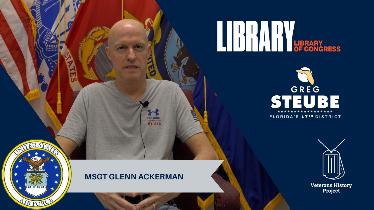 U.S. Rep. Greg Steube Announces Veterans History Project Interview ...